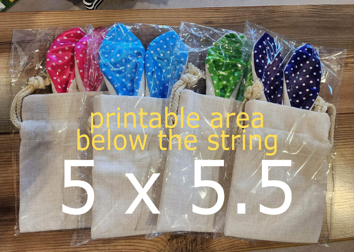 Easter Bags w/ears – Tamara’s Tidbits (RTS Sublimation Blanks)