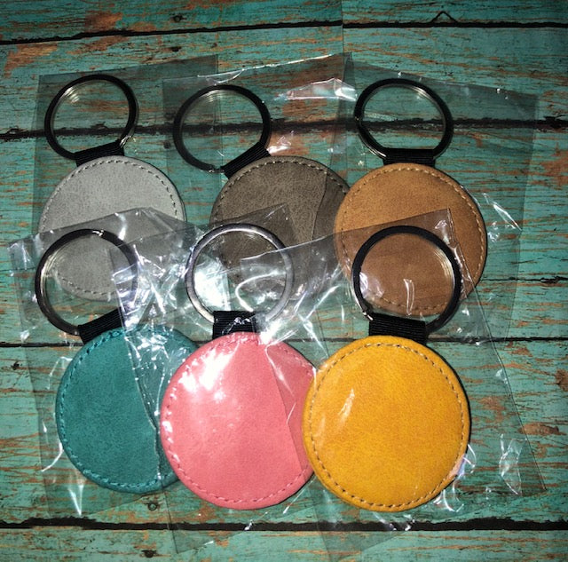 PU Leather Key chains - Shapes – Tamara’s Tidbits (RTS Sublimation ...