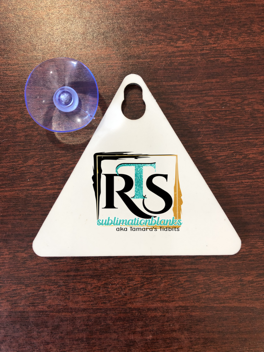 MDF Car Warning Sign Hangers – Tamara’s Tidbits (RTS Sublimation Blanks ...