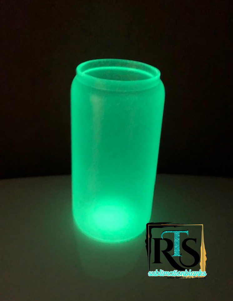 Glass Can 16oz - Glow – Tamara’s Tidbits (RTS Sublimation Blanks) and ...
